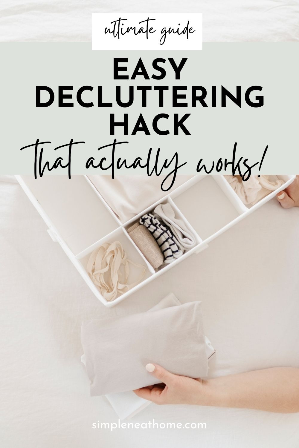 The 20/20 Rule of Decluttering | Simple Neat Home