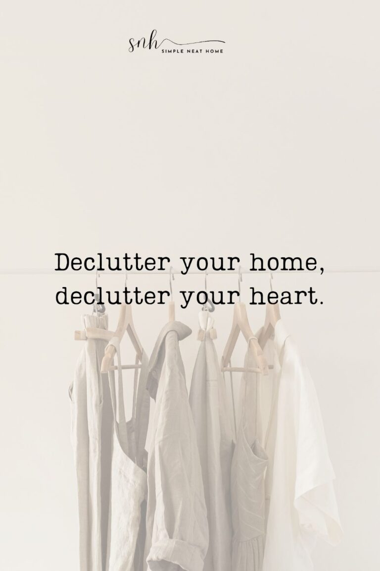 60+ Decluttering Quotes | Simple Neat Home