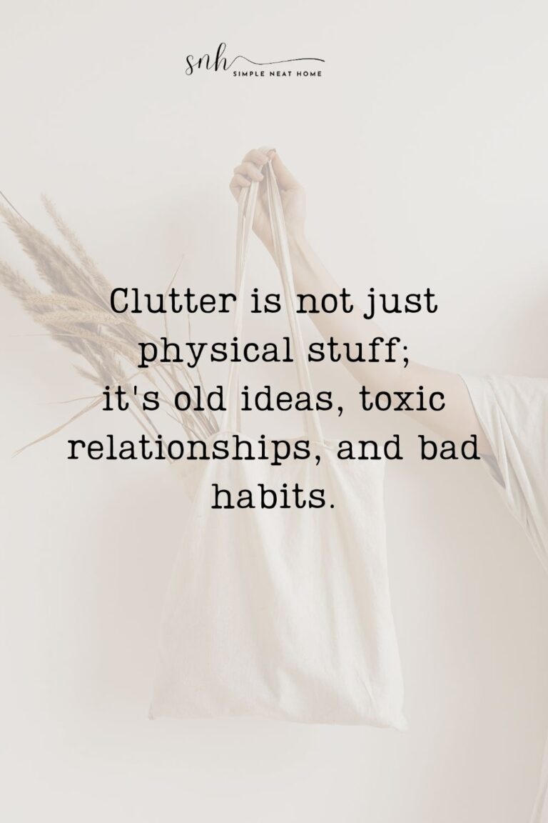 60+ Decluttering Quotes | Simple Neat Home